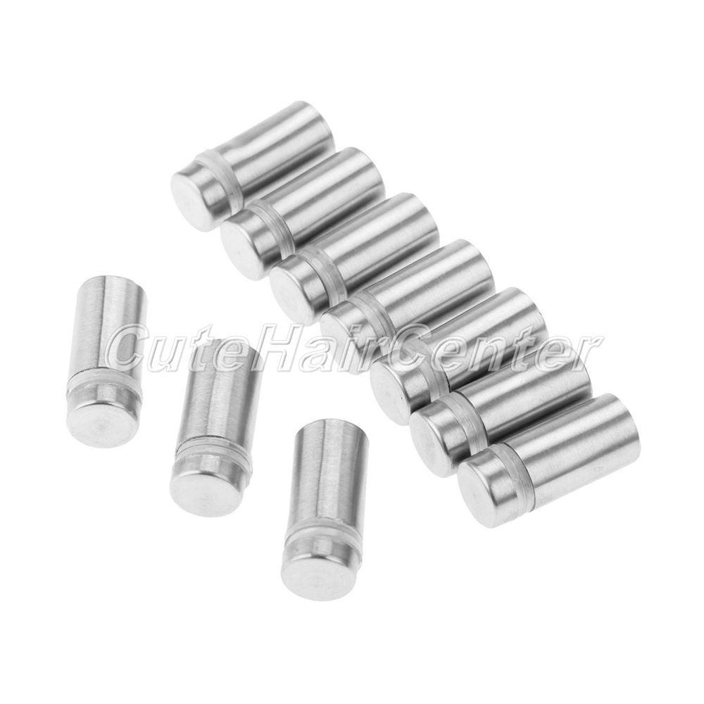 10x Stainless Steel Sign Stand off Bolts Mount Standoff Pin ...